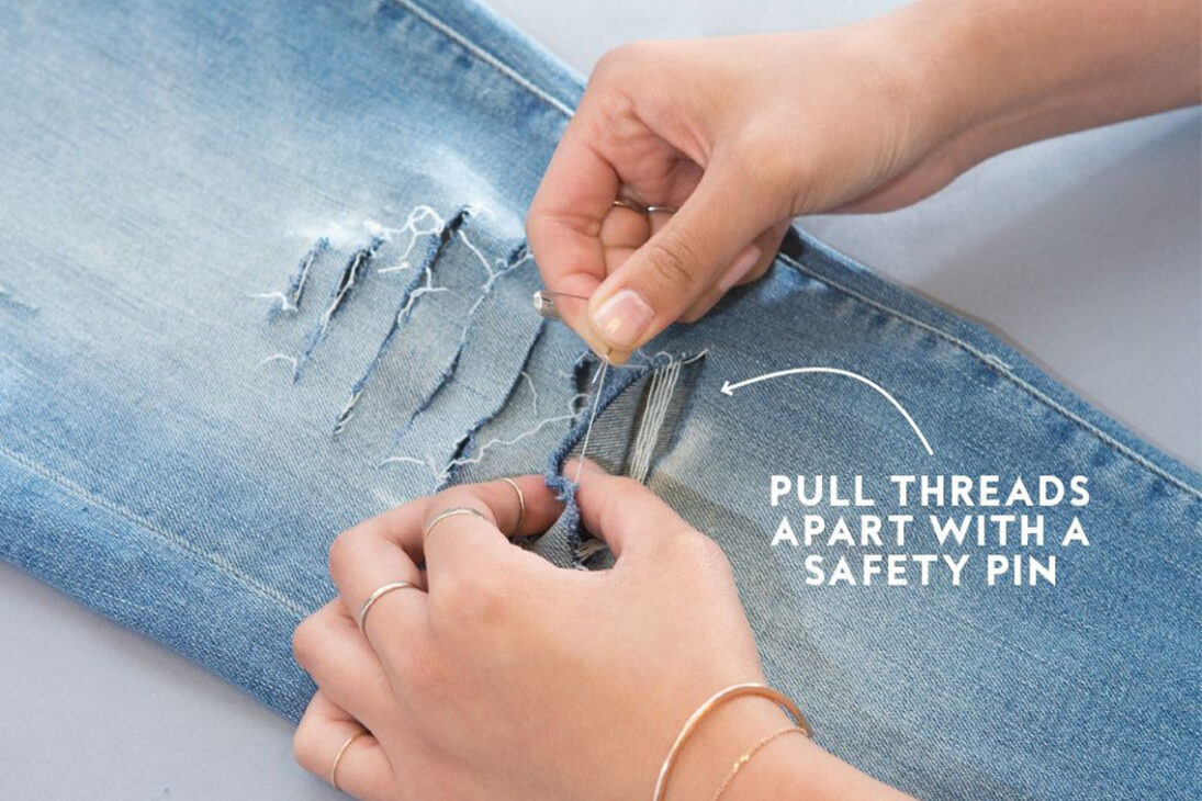 How to Make Ripped Jeans – 5 Different Ways – Banish The Beige